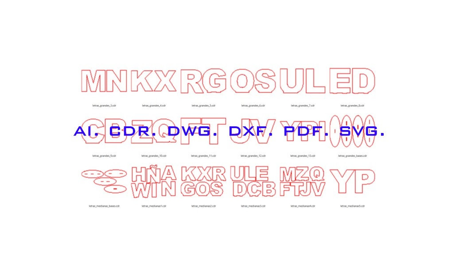 Alphabet Svg Vector Letters With Base Letters Vector Art - Etsy