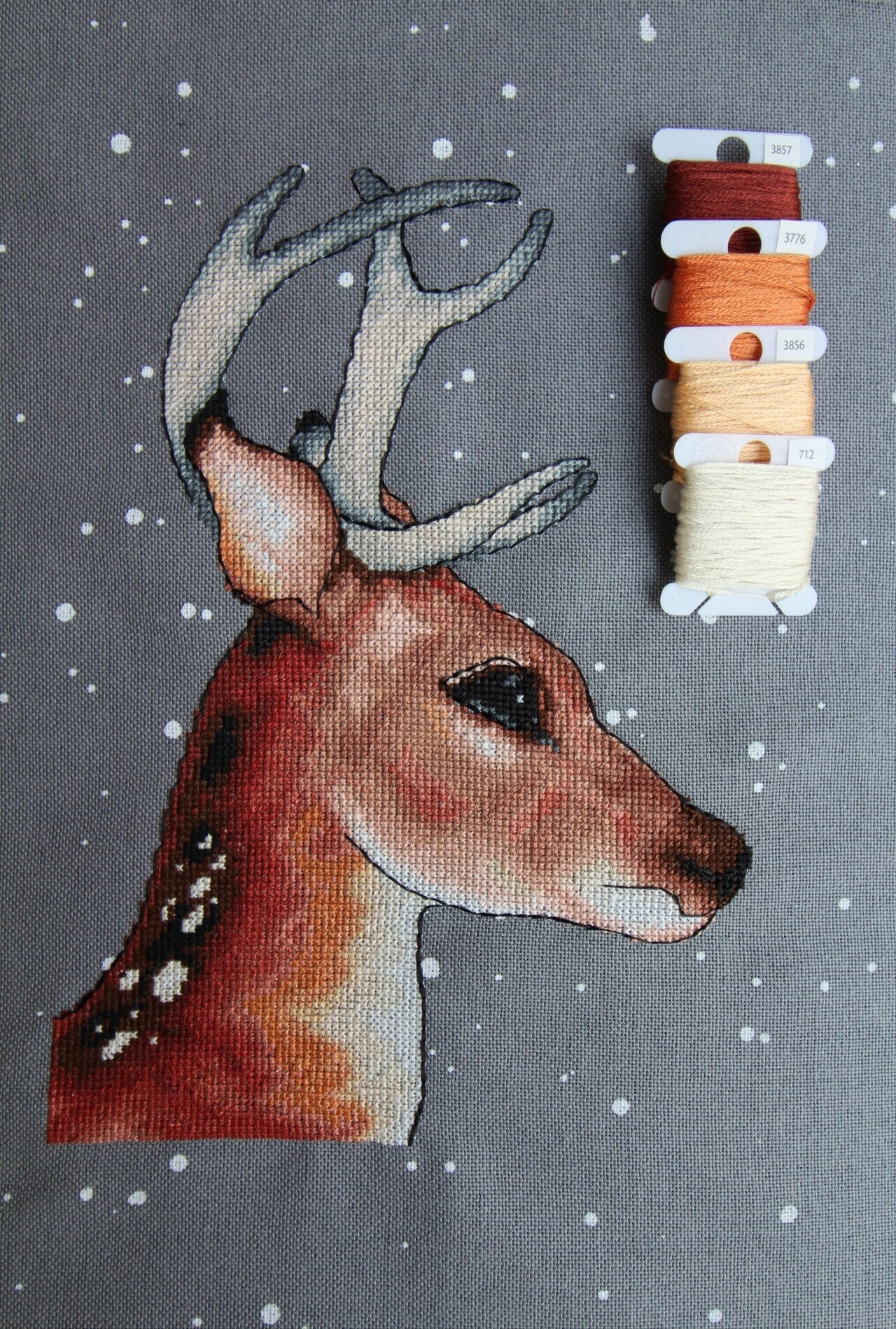 Spirit of the Forest - PDF Cross Stitch Pattern - Deer Embroidery ...
