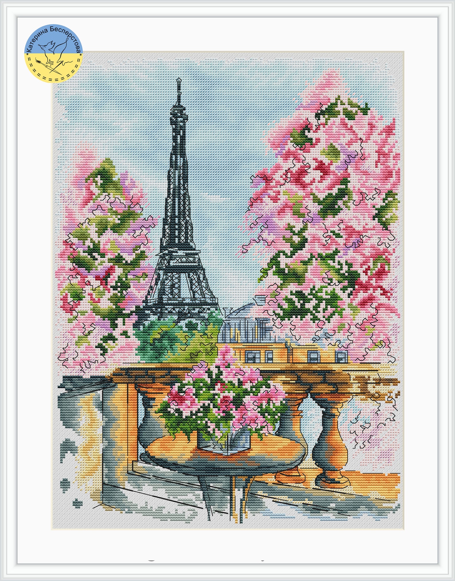 Spring in Paris PDF Cross Stitch Patterns - Charming Paris Counted ...
