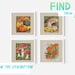Autumn Harvest PDF Cross Stitch Pattern - Three Pumpkins X-stitch ...