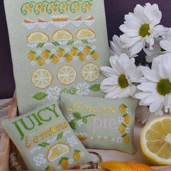 Citrus Cross Stitch - Etsy