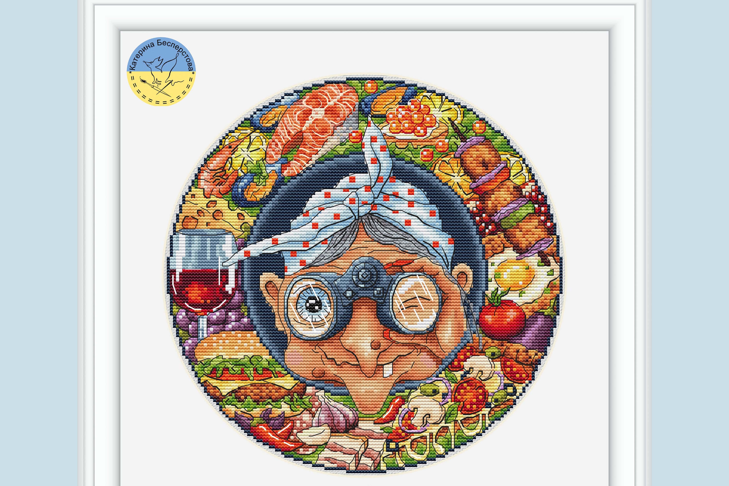 Night Watch PDF Cross Stitch Pattern - Gourment Clock Embroidery Chart ...