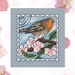 Robin Bird Post Stamp PDF Cross Stitch Pattern - Bird Embroidery Chart ...
