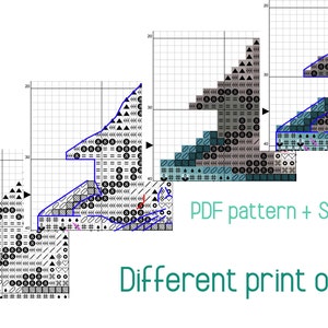 Discus PDF Cross Stitch Pattern - Discus Family Cross Stitch - Gift for ...