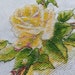 Yellow Rose Cross Stitch Pattern - PDF Modern Cross Stitch - Yellow ...
