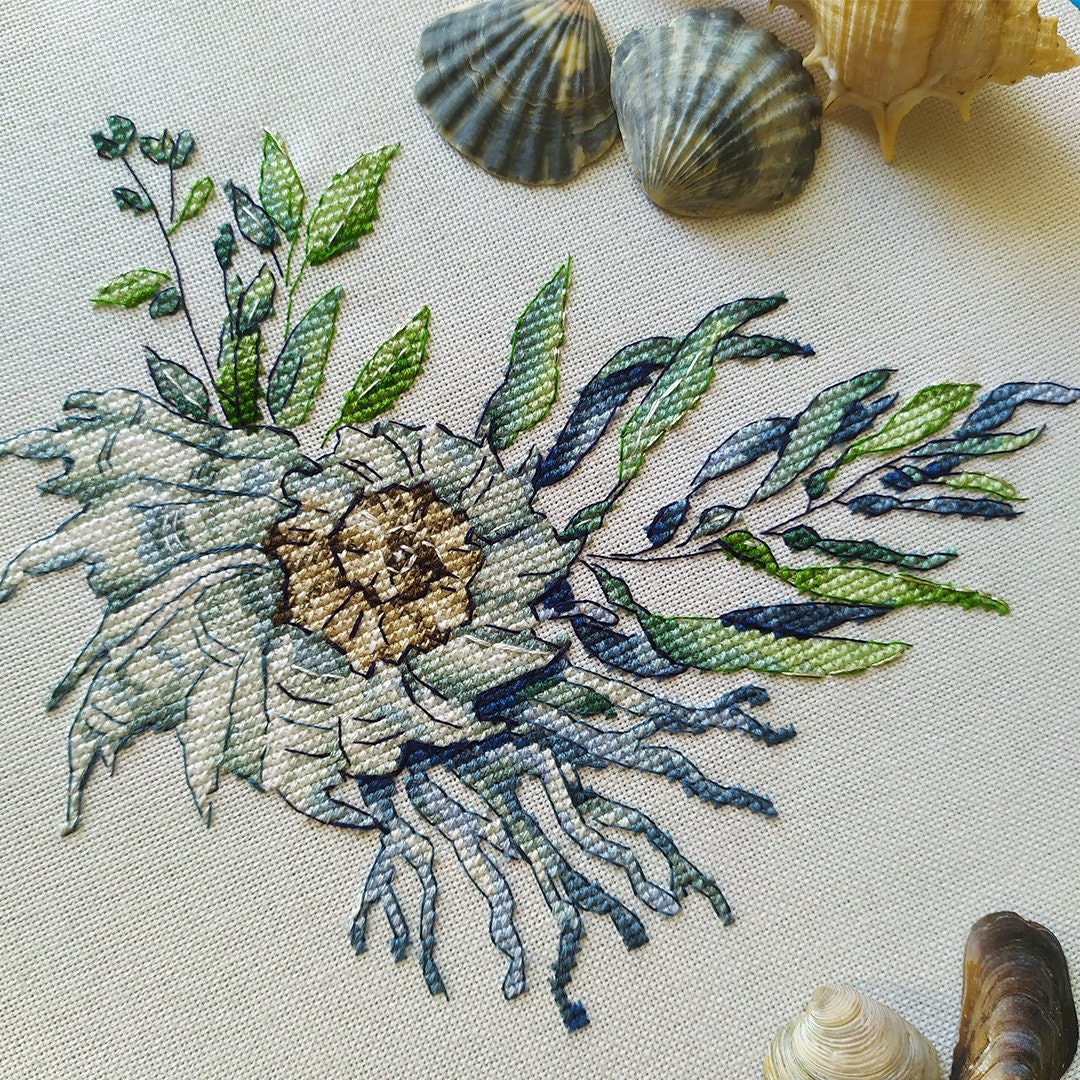 Sea Shell - PDF Cross Stitch Pattern - Ocean's Dreams - Etsy