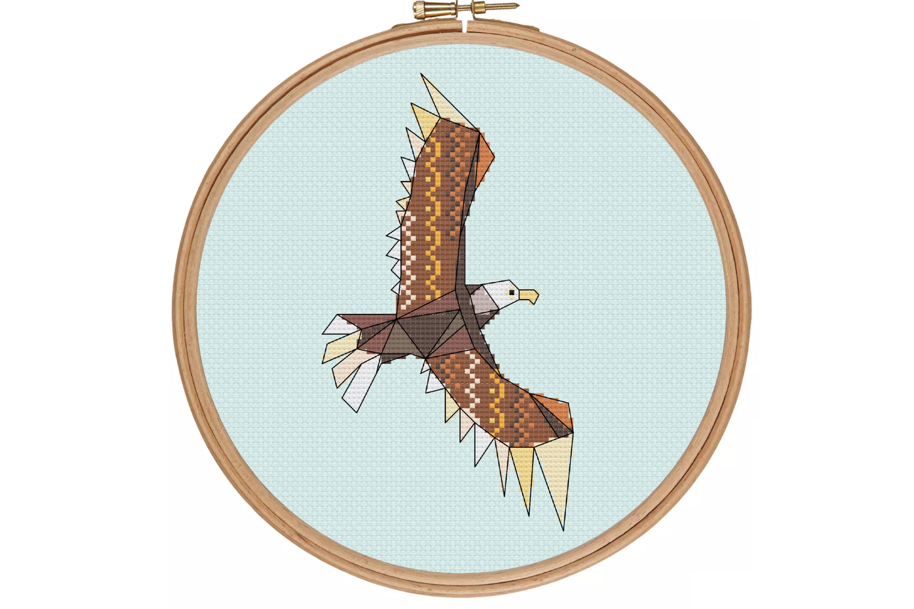 Eagle Geometric PDF Xstitch Pattern - Etsy