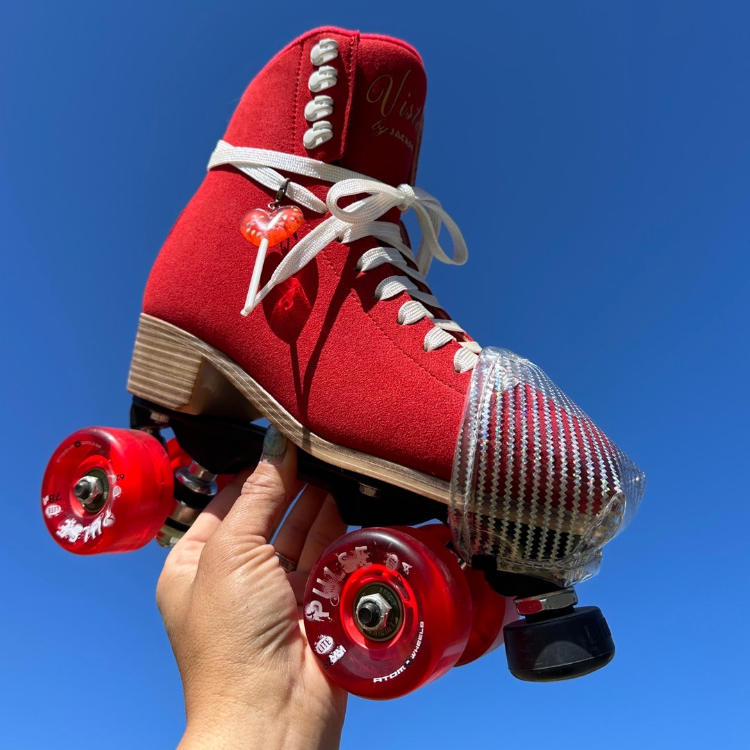 FAST CAP Roller Skate Toe Guards. Roller Skate Toe Caps ~ Clear Carbon ...