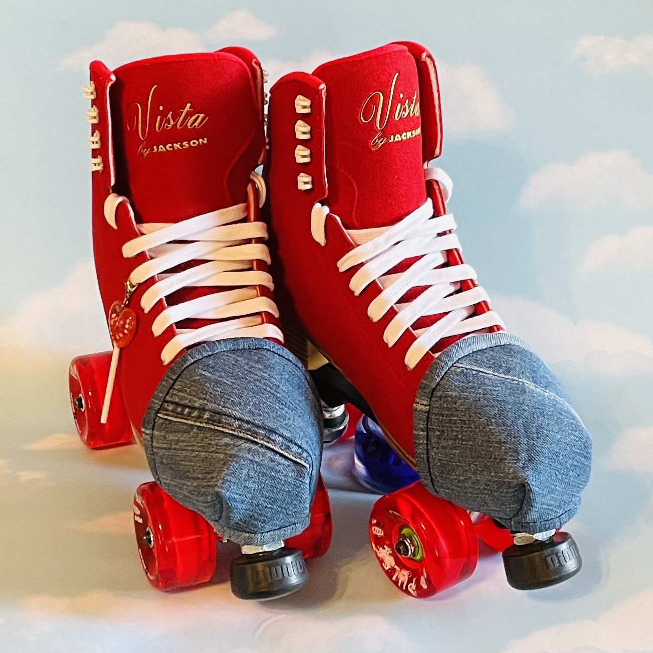 Fast Caps Roller Skate Toe Guards Recycled Denim | Etsy