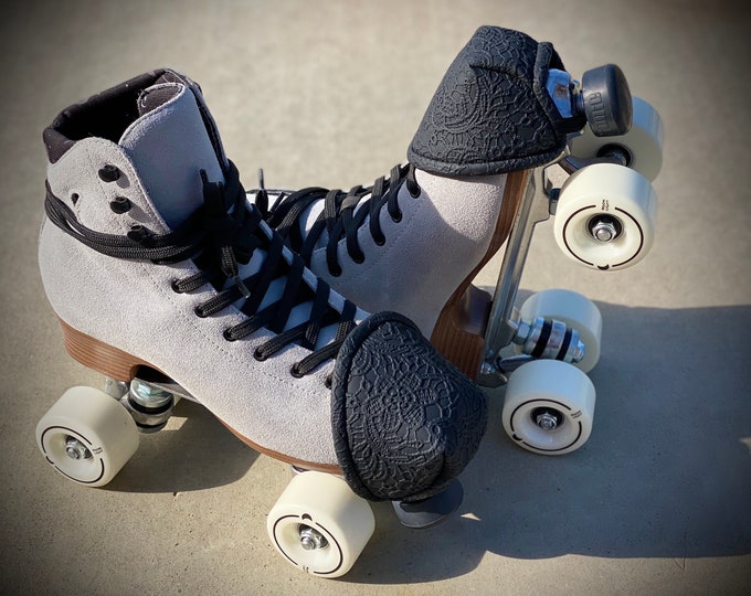 FAST CAP Roller Skate Toe Guards. Roller Skate Toe Caps ~ Black Lace ...