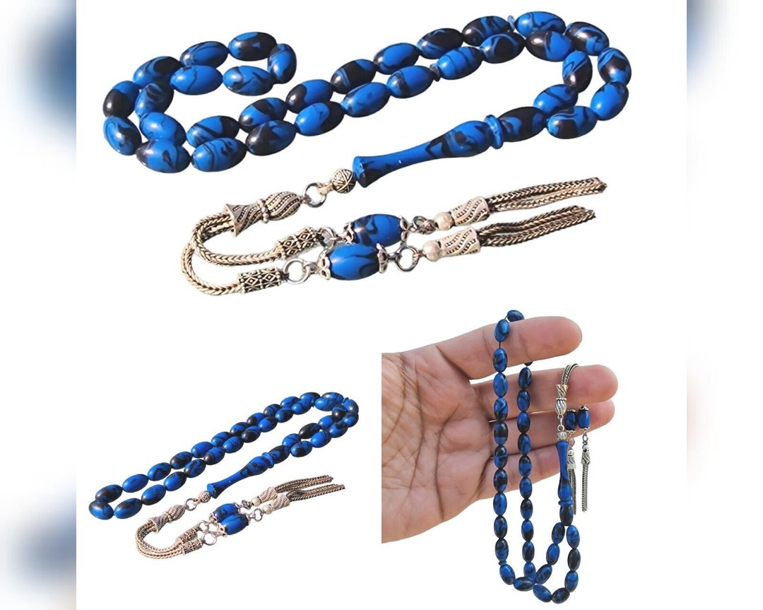 Tesbih Tespih Arizona Firuze Erbabacan Prayer Beads Rosary Capsule - Etsy