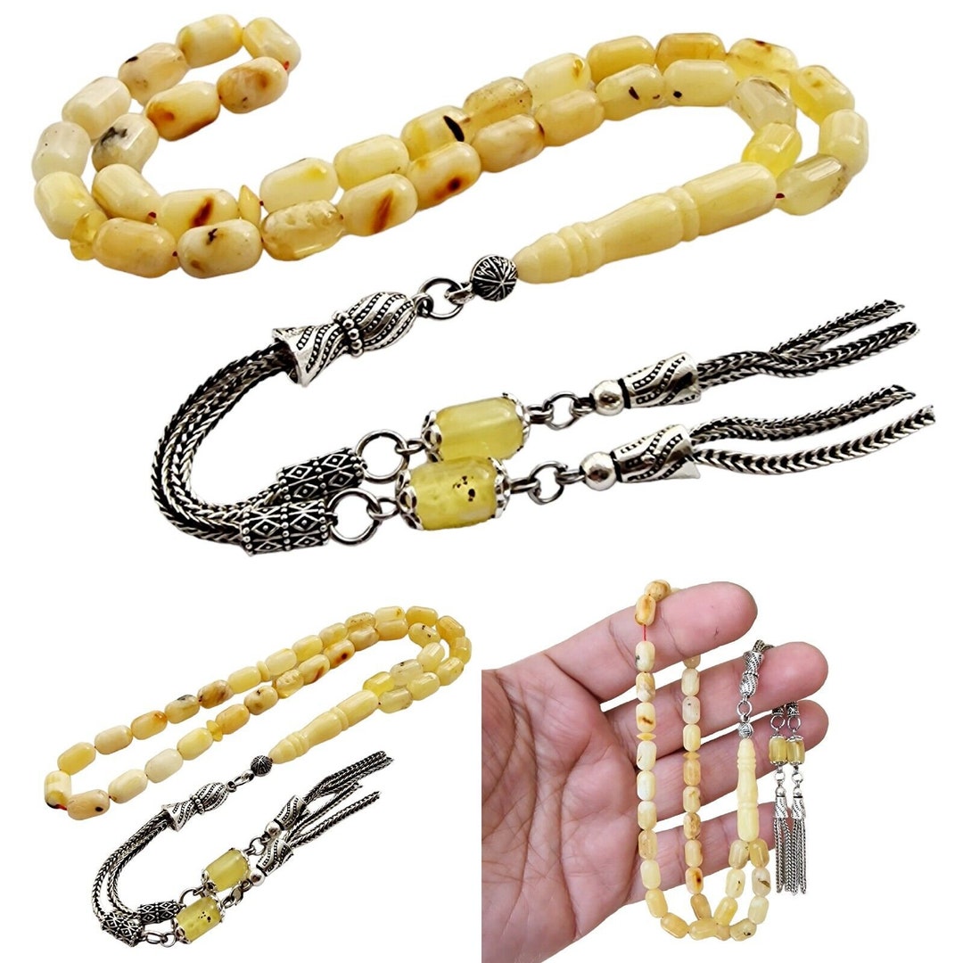 Tesbih Tespih Mat Kaya Damla Kehribar Amber Amber 8 Gr Prayerbeads ...