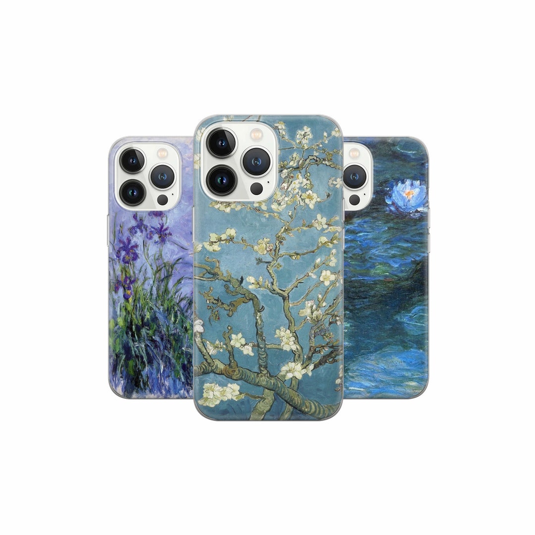 Claude Monet Phone Case Art Painting Cover for iPhone 16 Pro Max 15 14 ...
