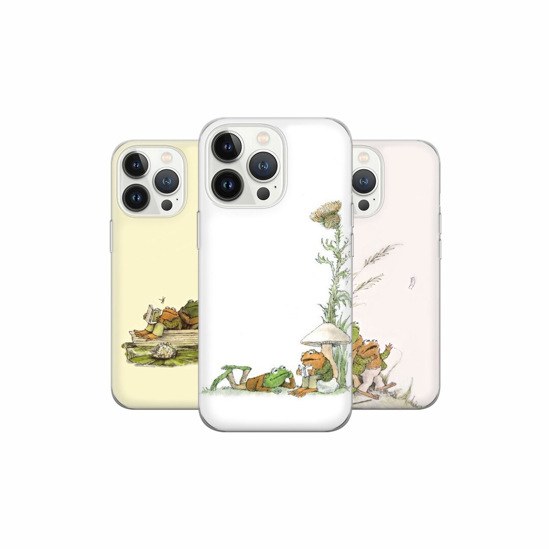 Frog and Toad Phone Case Green Aesthetic Cover for iPhone 16 Pro Max 15 ...
