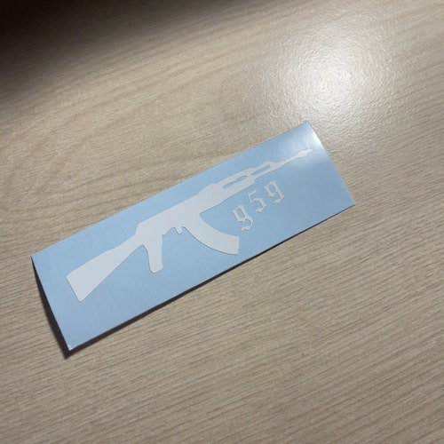 Grey Five Nine G59 AK Decal for Cars Mirrors Laptops - Etsy