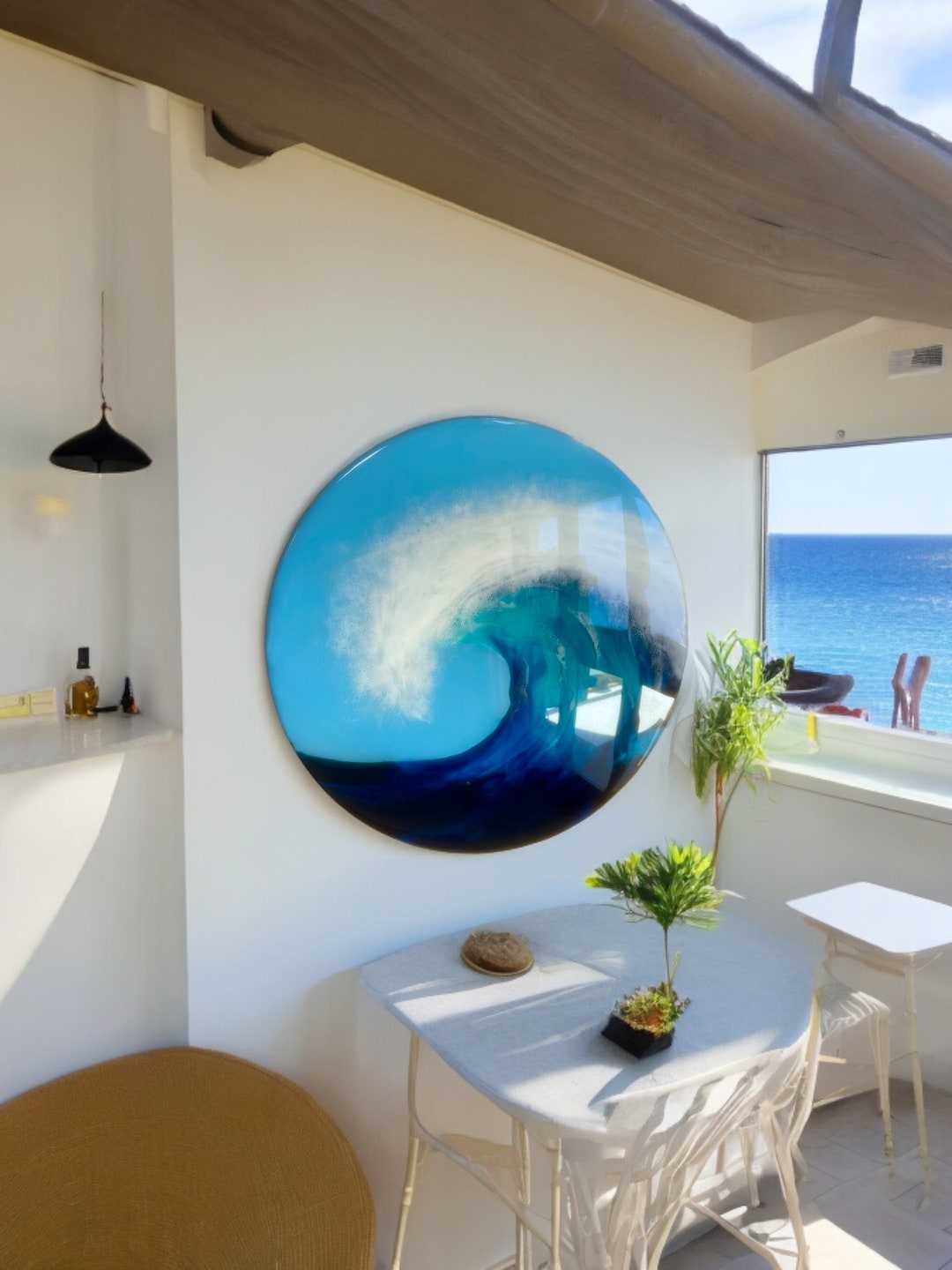 Resin Ocean Painting "majestic Wave ", Ocean Resin Art, Epoxy Resin ...