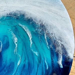 Resin Ocean Painting "majestic Wave ", Ocean Resin Art, Epoxy Resin ...