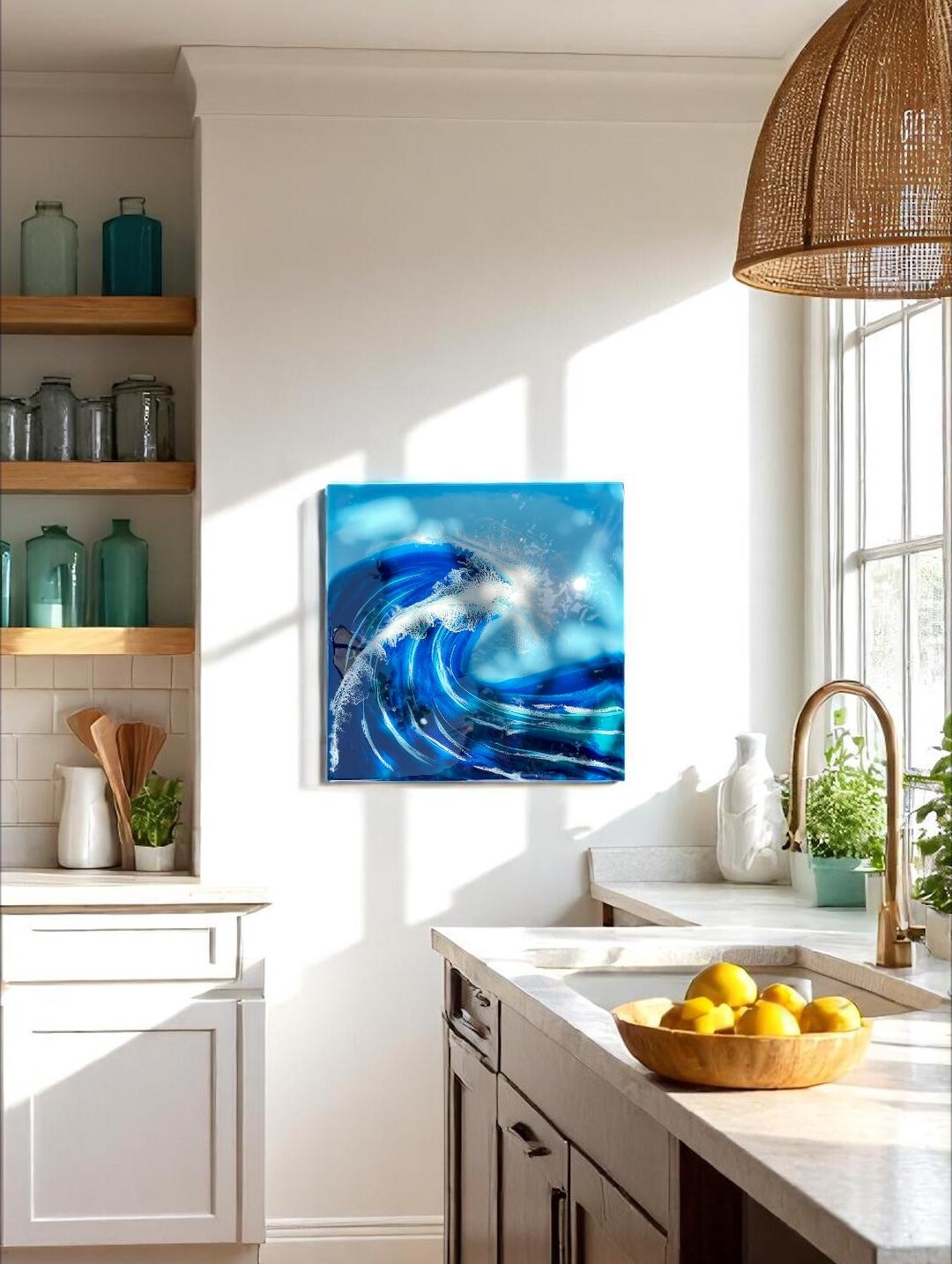 Resin Ocean Wave Art – 3D Beach Wall Decor, Coastal Art - Etsy