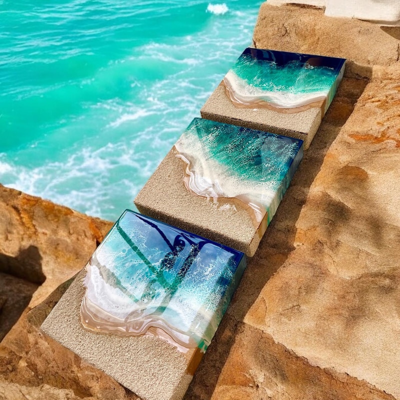 Resin Beach Art - Etsy