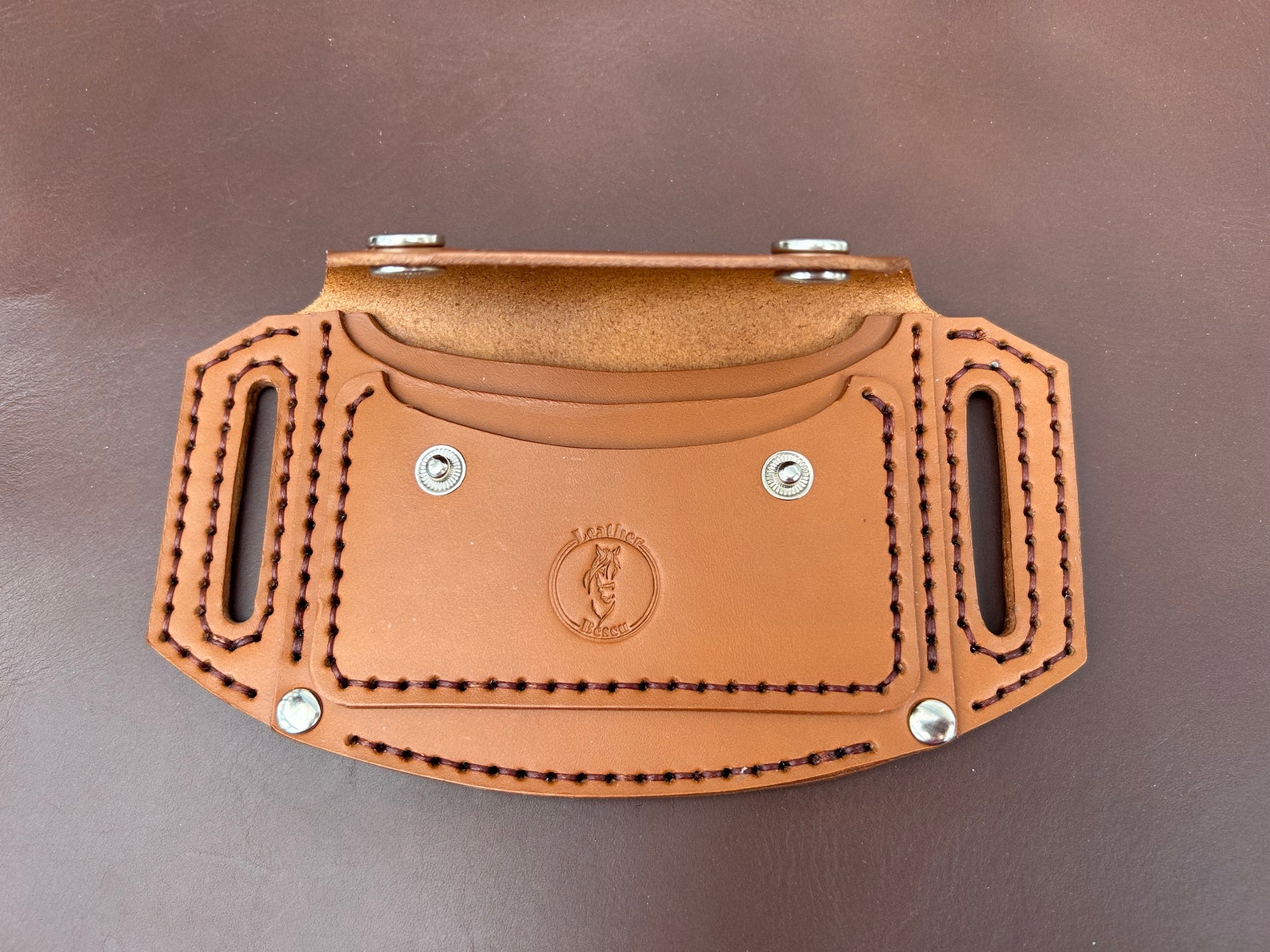 Leather Belt Wallet / Small Leather Wallet / Belt Card Holder / Id Card ...