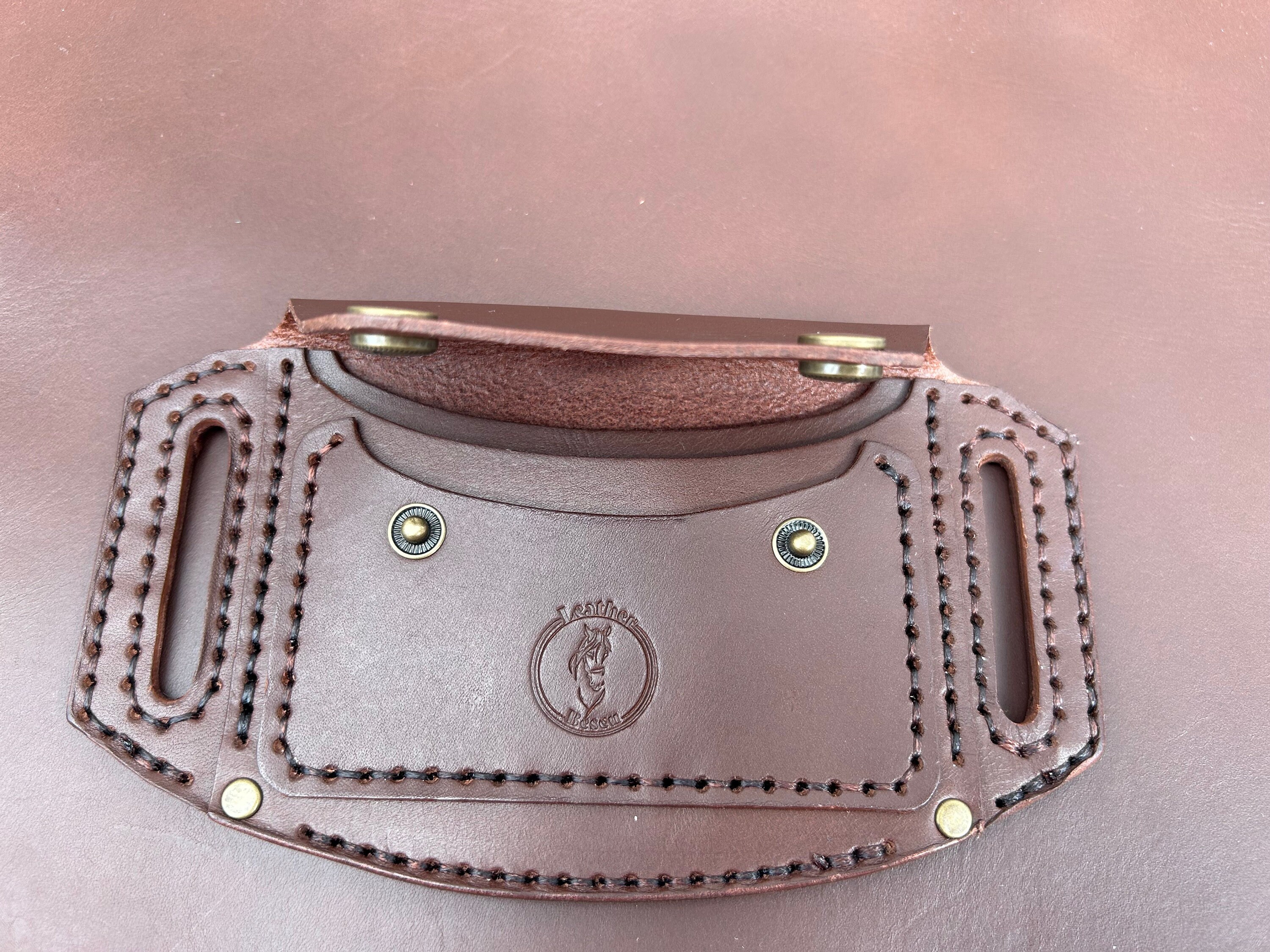 Leather Belt Wallet / Small Leather Wallet / Belt Card Holder / Id Card ...