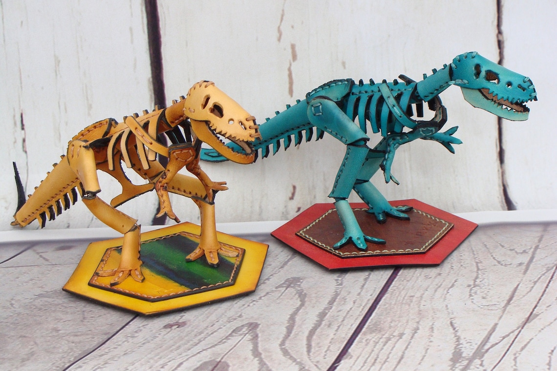 T-rex Dinosaur Skeletone Figure T Rex Figurine | Etsy