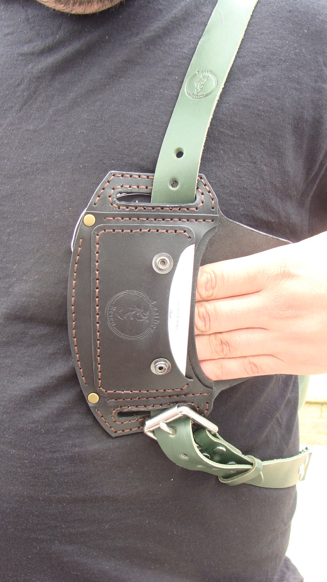 Leather Belt Wallet / Small Leather Wallet / Belt Card Holder / Id Card ...