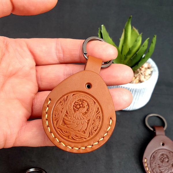 Head Dragon Keyring / Leather Dragon Keyrings / Dragon Bag Charm / Head ...