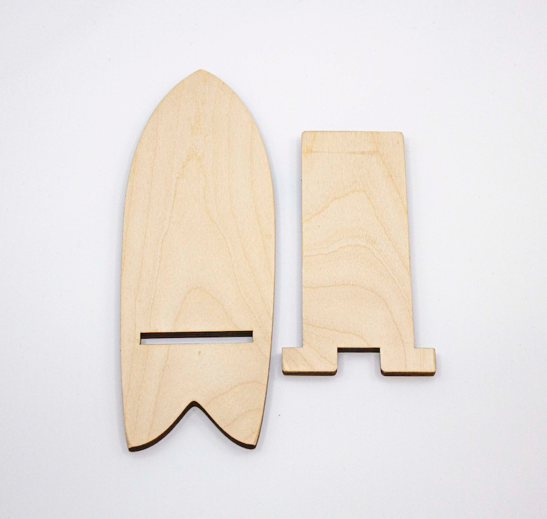 Surfboard Phone Stand SVG File: Laser Cut Design (digital Download) - Etsy