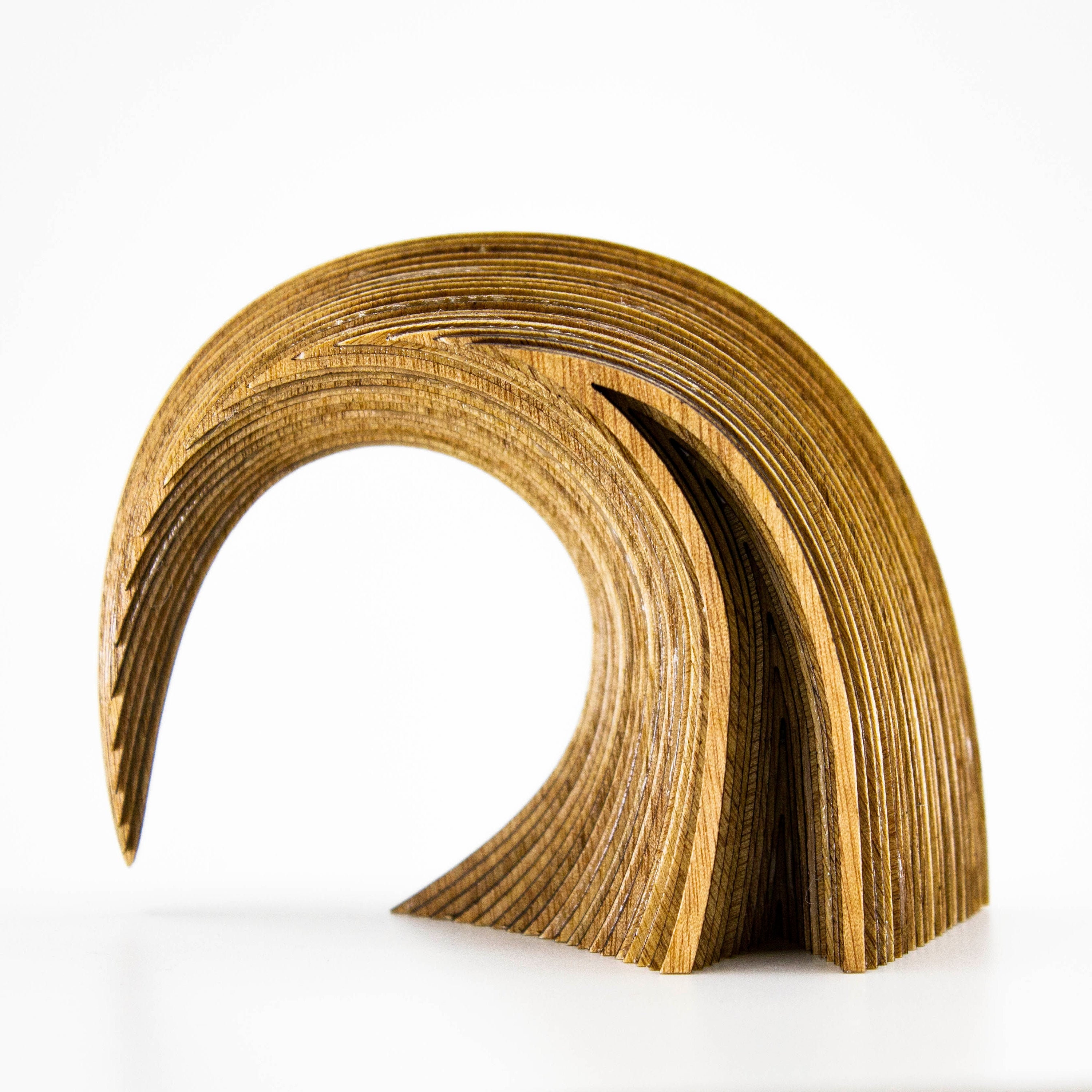 Small Wave Sculpture SVG File, Ornament, Decoration. DXF File. Surfer ...