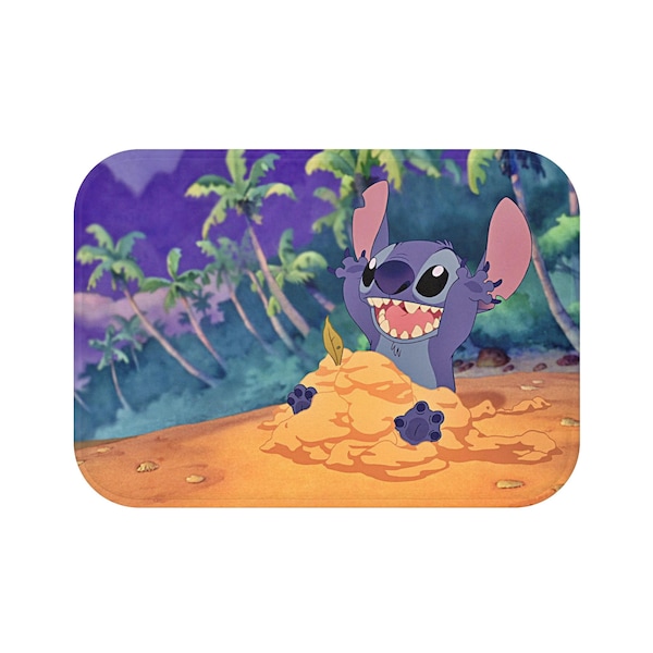 Lilo Stitch Bathroom Mat - Etsy