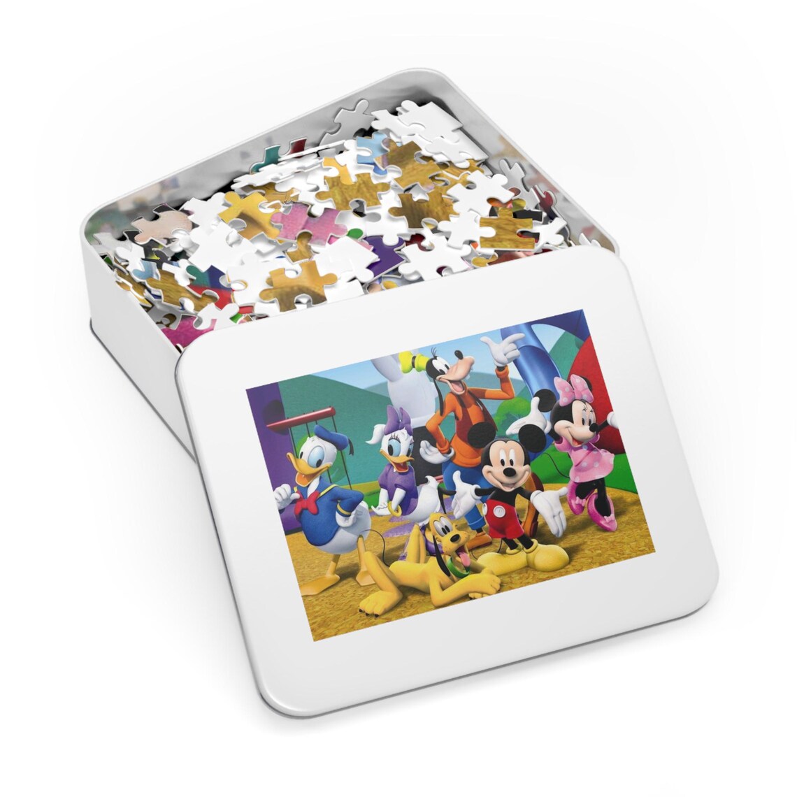 Mickey Mouse Club Jigsaw Puzzle (30, 110, 252, 500,1000-piece) - Etsy