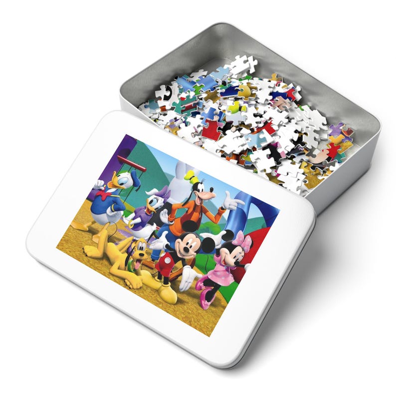 Mickey Mouse Club Jigsaw Puzzle (30, 110, 252, 500,1000-piece) - Etsy