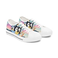 CUSTOM Kids Bluey Vans Slip on Sneakers - Etsy