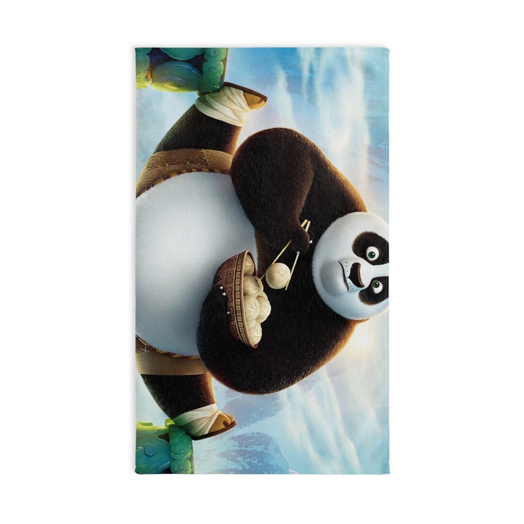 Kung Fu Panda Hand Towel - Etsy