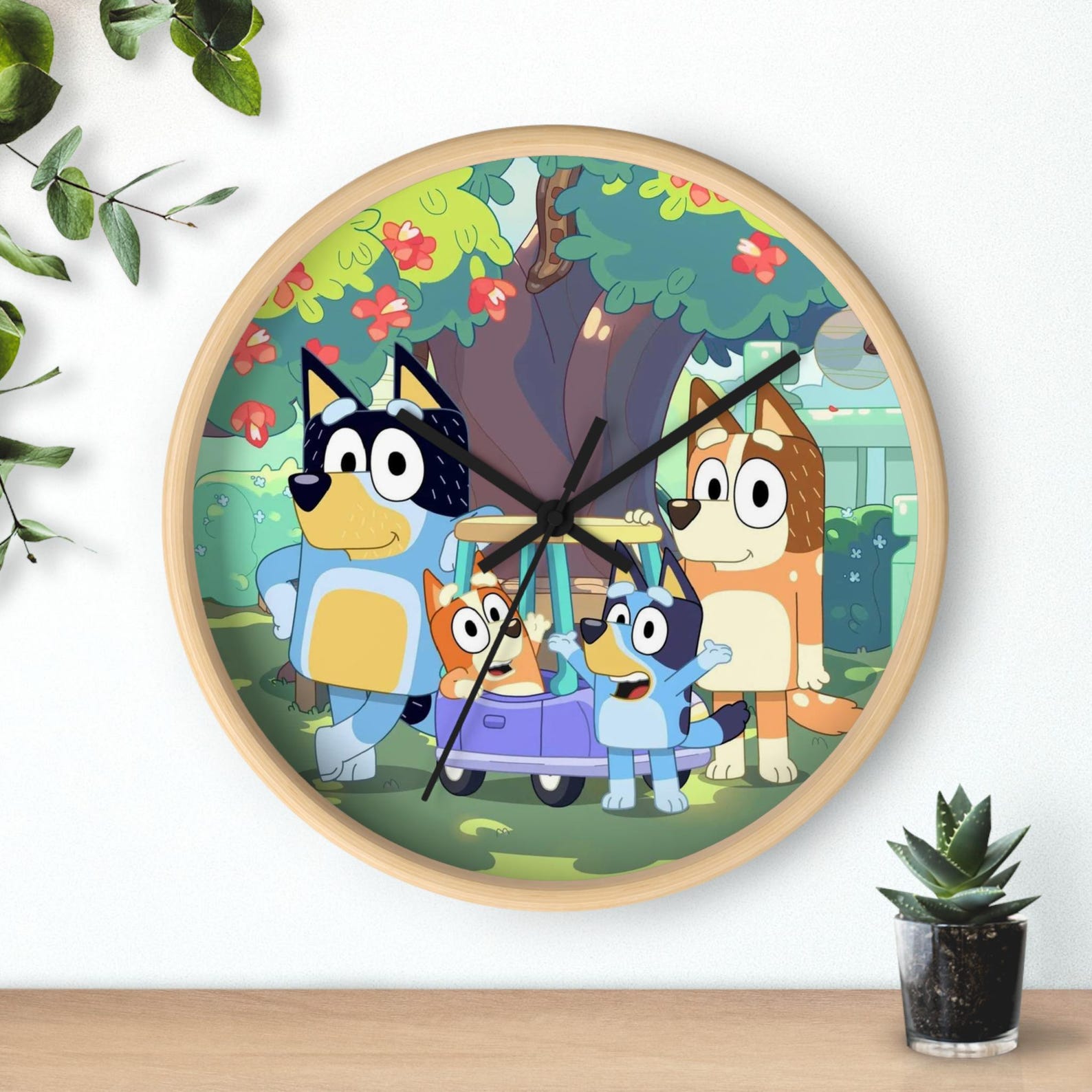 Bluey Wall Clock - Etsy