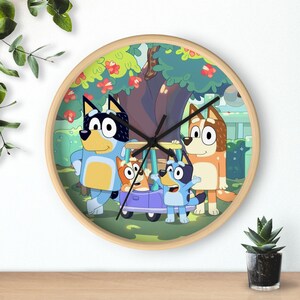 Bluey Wall Clock - Etsy