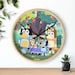 Bluey Wall Clock - Etsy