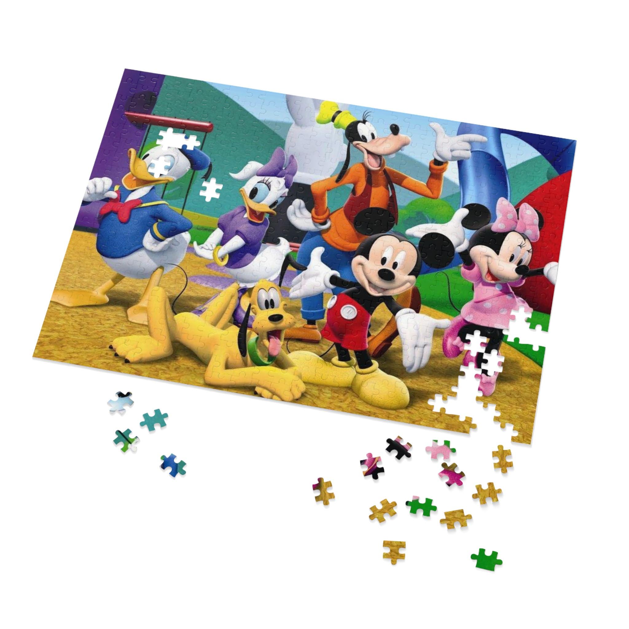Mickey Mouse Club Jigsaw Puzzle (30, 110, 252, 500,1000-piece) - Etsy