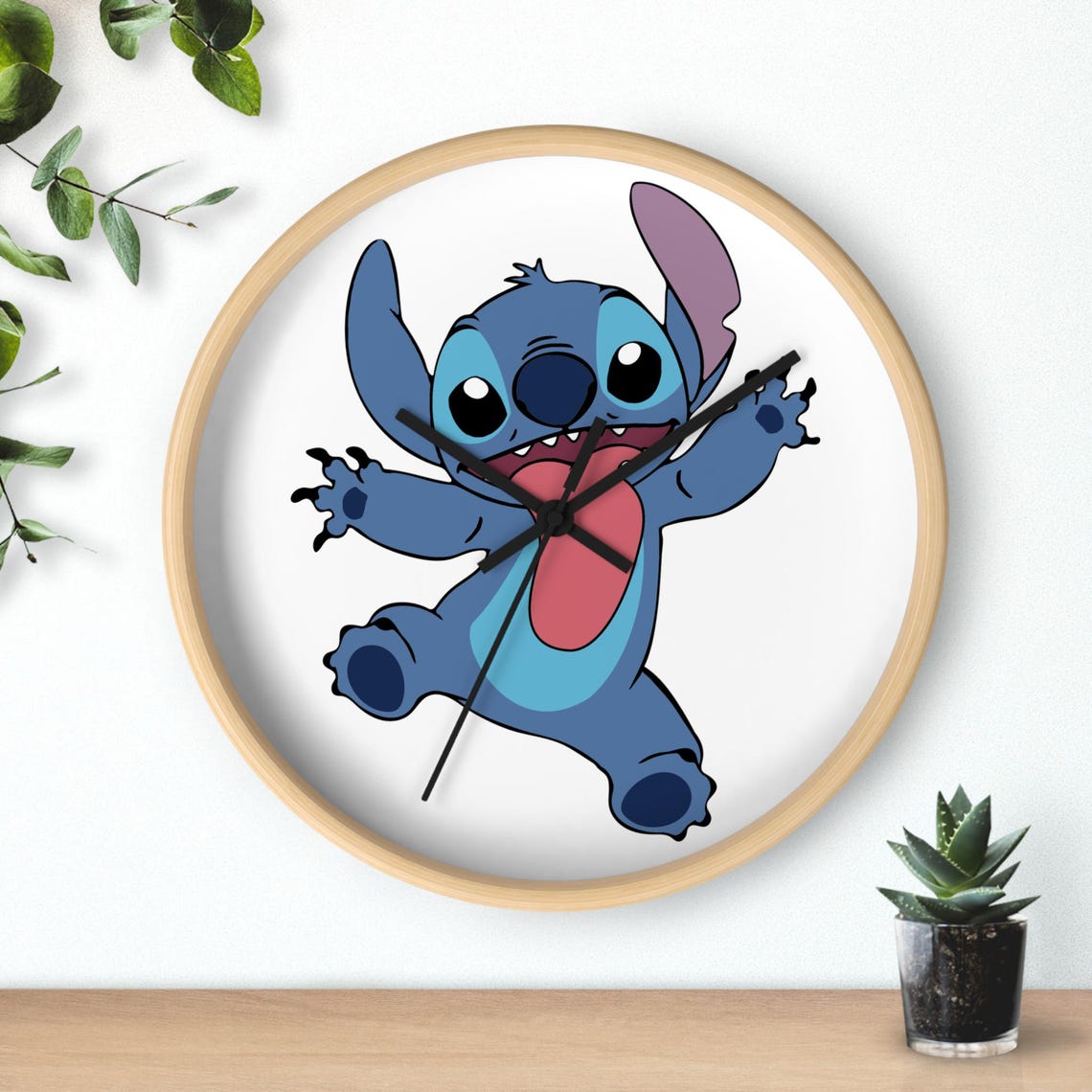 Stitch Wall Clock - Etsy
