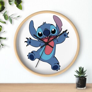 Stitch Wall Clock - Etsy