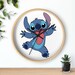 Stitch Wall Clock - Etsy