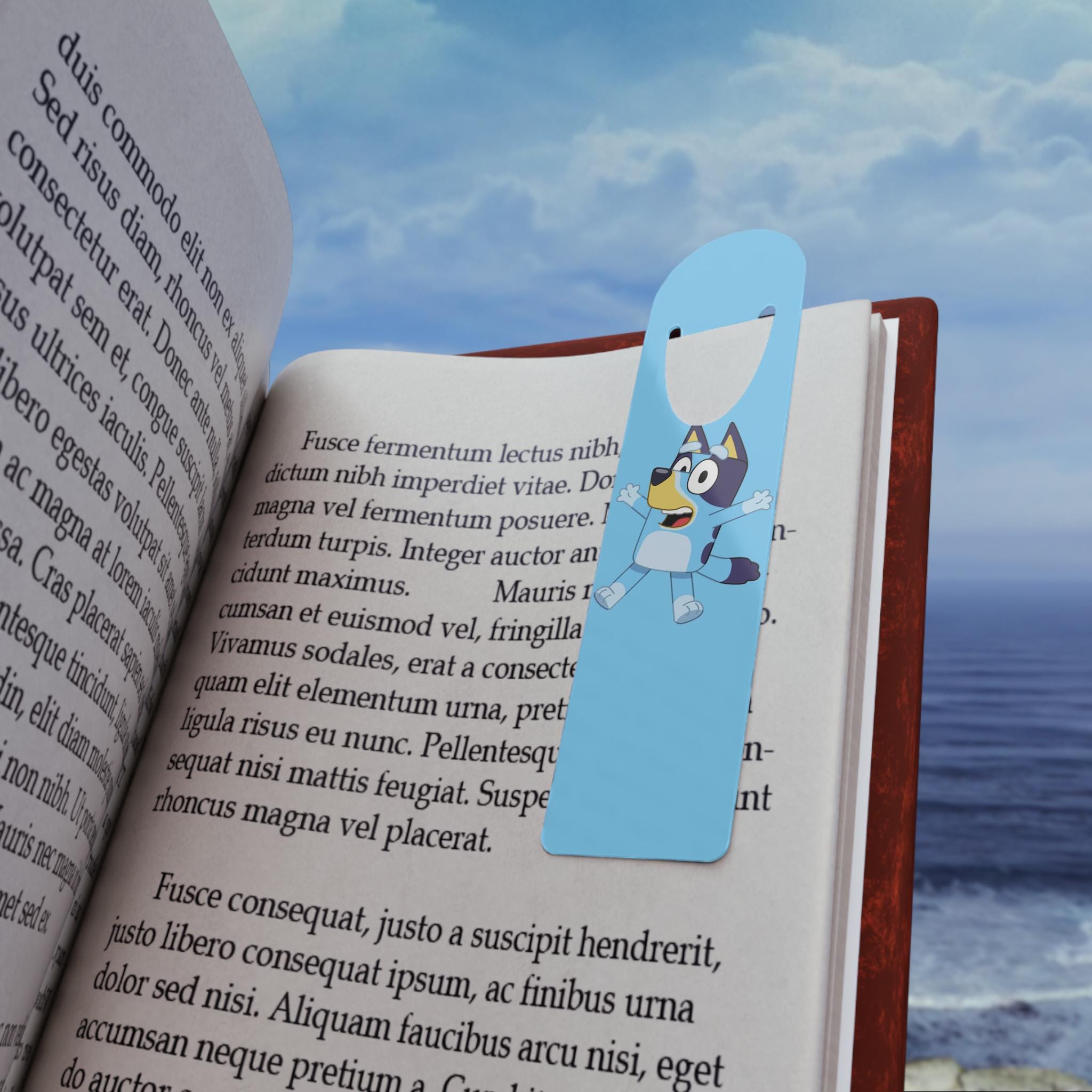 Bluey Bookmark - Etsy