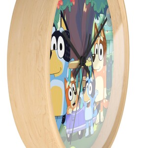 Bluey Wall Clock - Etsy