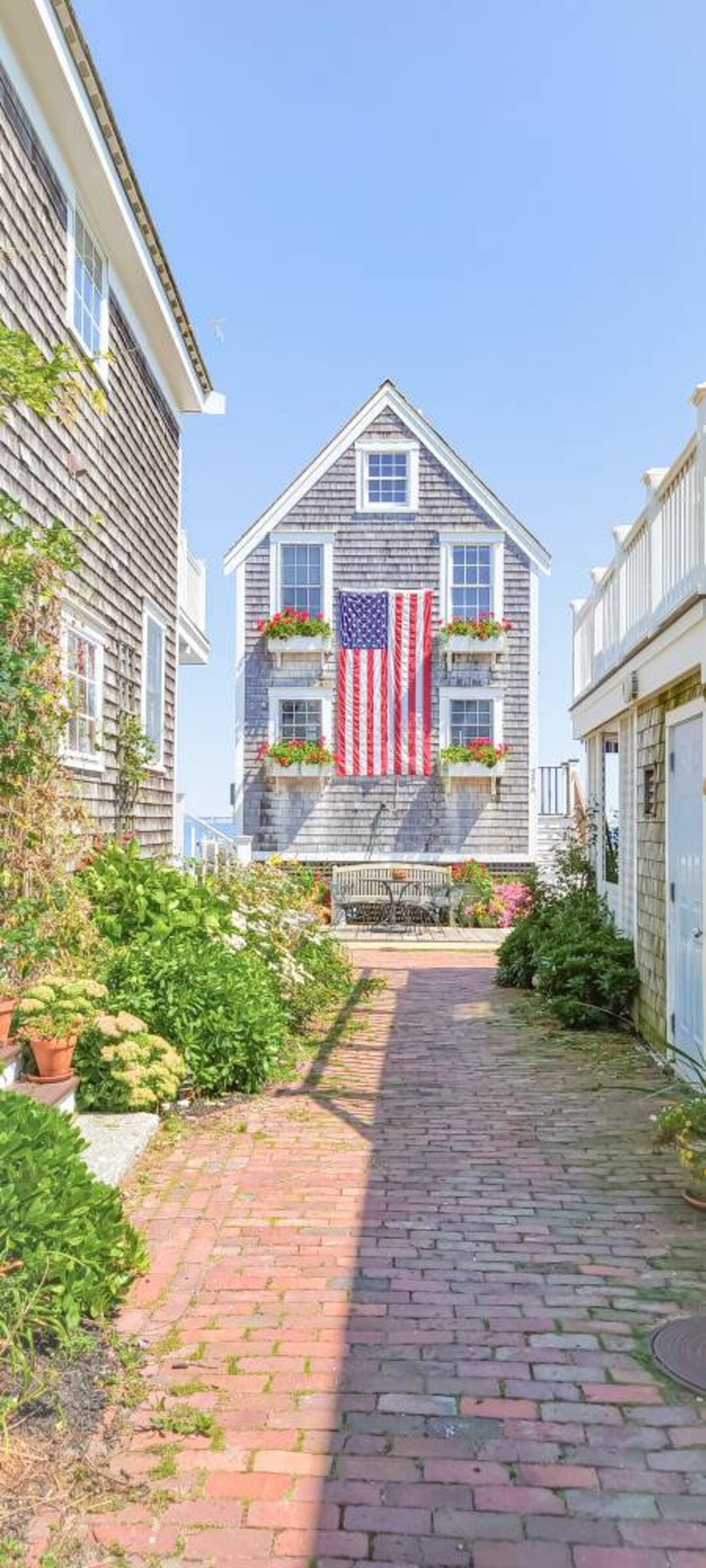 The Infamous Flag House, MA, Print, Home Decor, Wall Art, New England ...