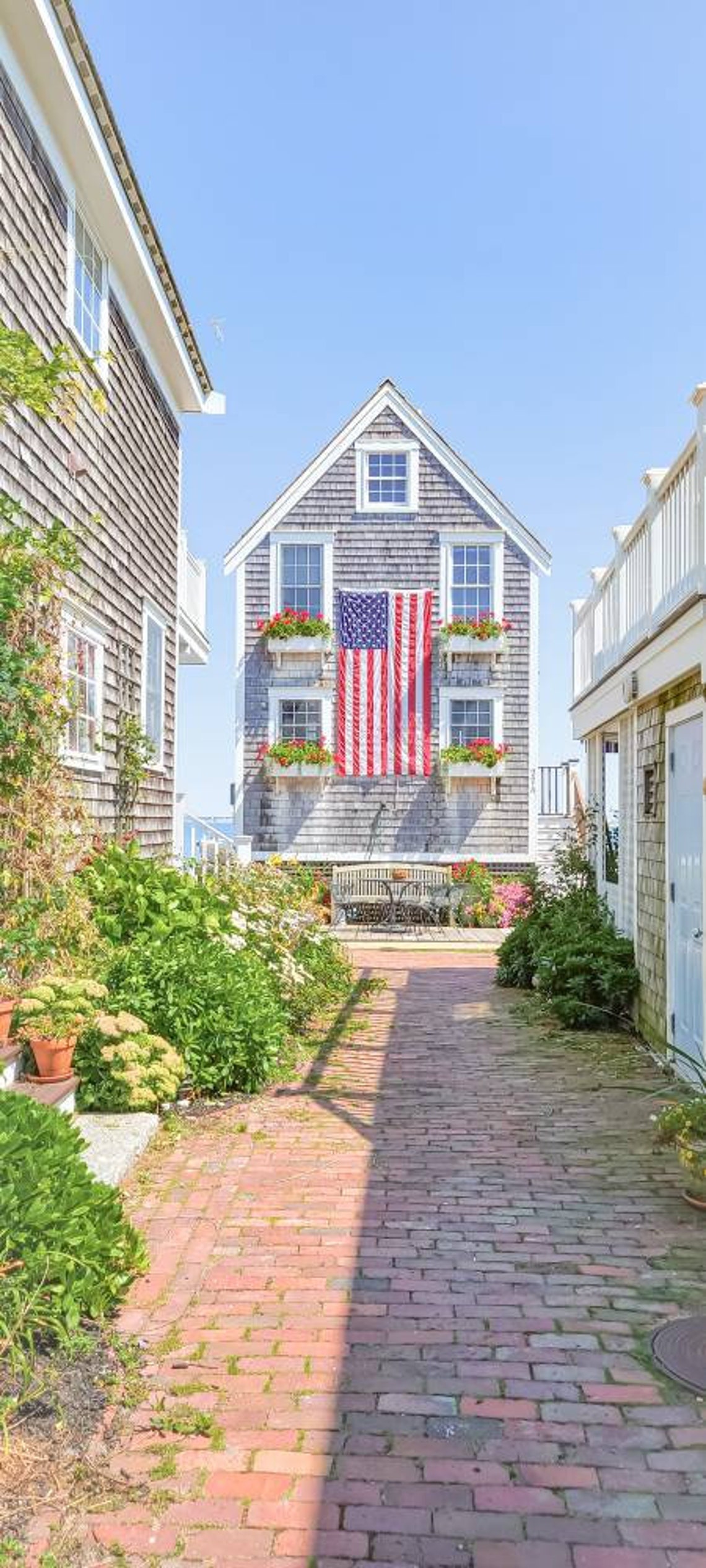 The Infamous Flag House, MA, Print, Home Decor, Wall Art, New England ...