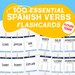 100 Essential French Future Verb Flashcards | French Vocabulary ...