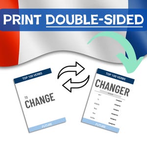 100 Essential French Future Verb Flashcards | French Vocabulary ...