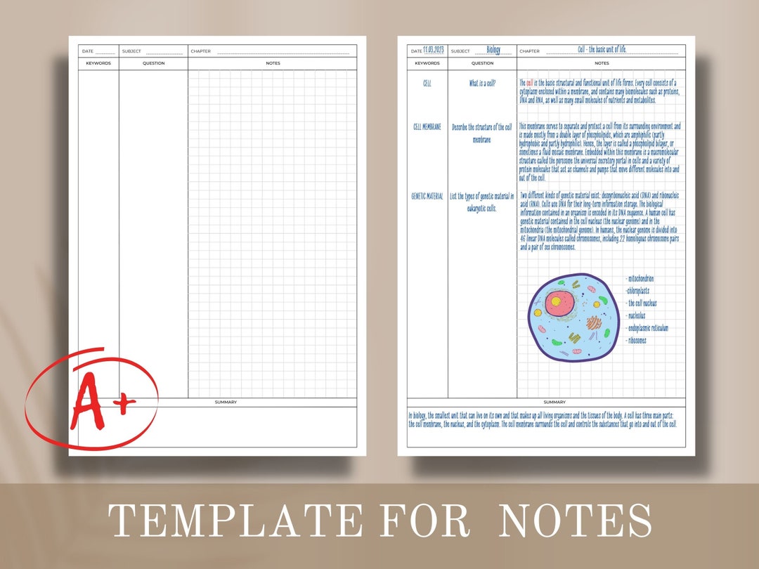 Printable Notepaper | Student Note Taking | Print Paper for Notes ...