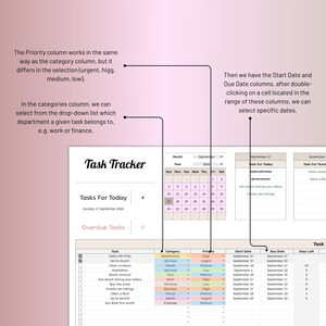 Task Tracker | Activity Tracker | Things to Do List | to Do Spreadsheet | Task Spreadsheet ...